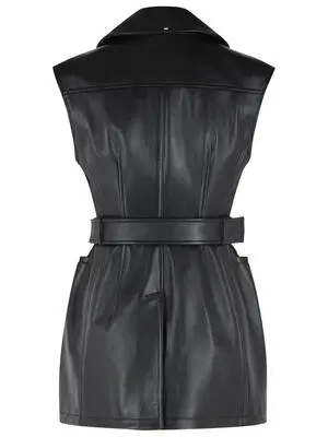 Sportmax Leather Jacket - Black