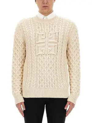 Givenchy Logo Jersey - Cream