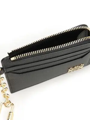 Loewe Anagram Square Card Holder - Black