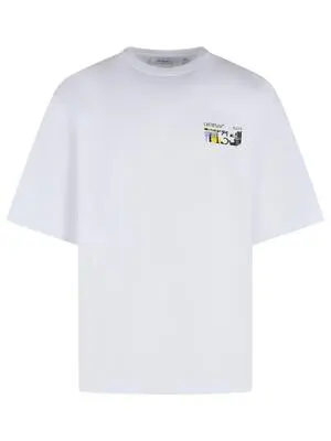 Off-White Industrial Arrow' Cotton T-shirt - White