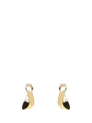 Bottega Veneta Small Disc Earrings - Gold