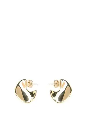 Bottega Veneta Disc Earrings - Gold