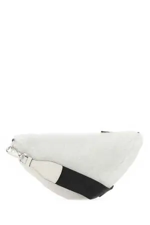 Prada Shearling Triangle Crossbody Bag