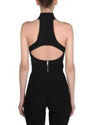 Givenchy Ribbed Knit Cut-out Top
