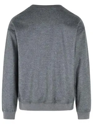 JIL SANDER Grey Wool Sweatshirt