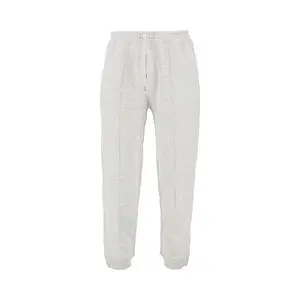 Brunello Cucinelli Brunello Cucinelli Men Mélange Double Jersey Sweatpants Gray