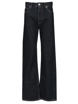 Fendi Long Cotton Jeans - Blue