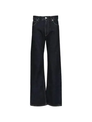Fendi Long Cotton Jeans - Blue