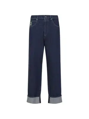 Marni Embroidered Jeans - Blue