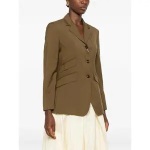 Max Mara Tailored Fitted Blazer - Green
