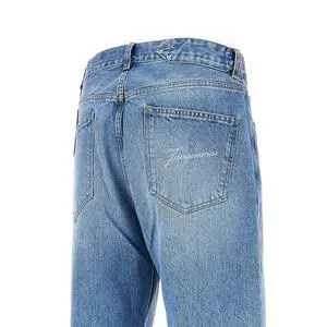 Jacquemus Straight Denim Pants - Blue
