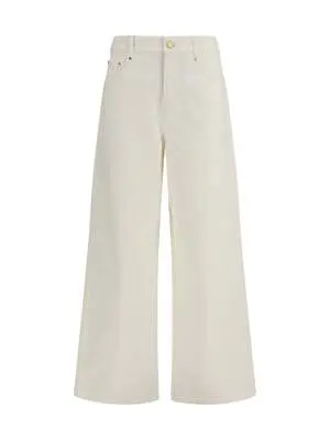 Max Mara S Ellisse Wide-leg Pants - White