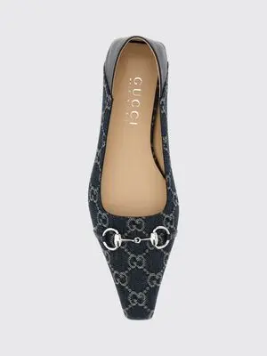 Gucci Vittoria Ballet Flats - Blue