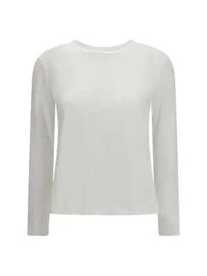 Max Mara Fumetto Embroidered Logo T-shirt - White