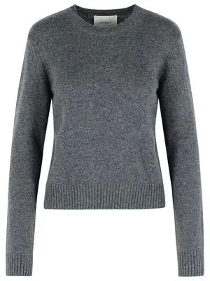 LISA YANG Mable' Graphite Cashmere Sweater - Gray