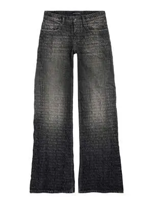 Balenciaga Wide-leg Trousers - Multicolor
