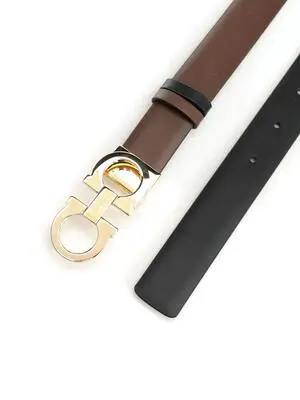 FERRAGAMO Reversible And Adjustable Gancini Belt