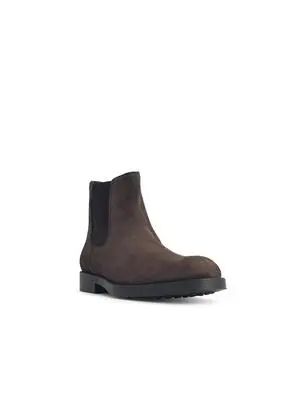 TOD'S Chelsea' Suede Leather Ankle Boots