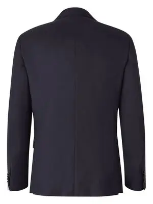 Brioni Wool And Silk Single-breasted Jacket - Multicolor