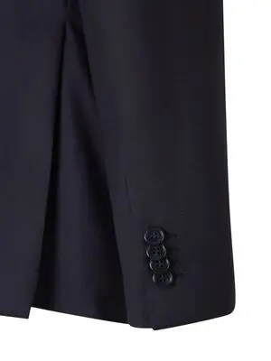 Brioni Wool And Silk Single-breasted Jacket - Multicolor