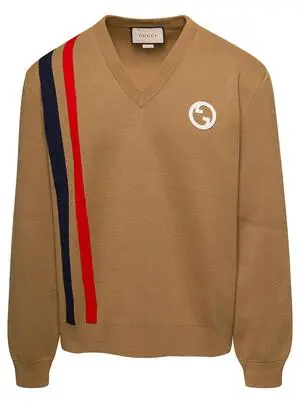 Gucci V Neck Sweaters For Men
