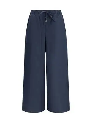 Max Mara S Aureo Cotton Poplin Pants