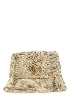 Prada Embellished Viscose Blend Hat