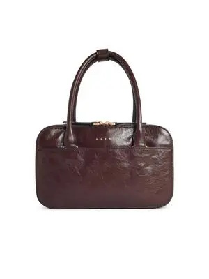 Marni Boxynesudan' Small Leather Bag - Brown