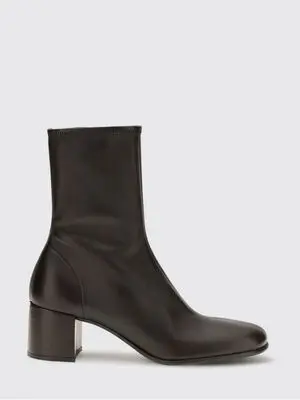 Prada Block Heel Boots - Brown