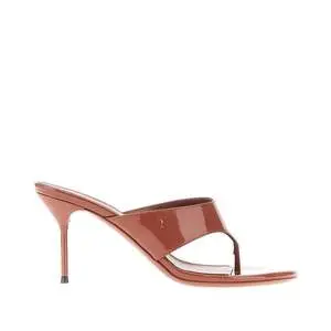 Paris Texas Lidia' Patent-leather Thong Mules