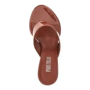 Paris Texas Lidia' Patent-leather Thong Mules