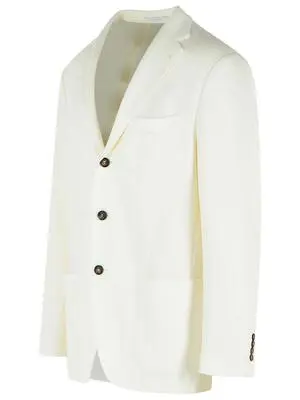Eleventy Blazer In Linen Blend