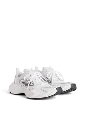 Balenciaga Monday Cowskin And Polyester Sneakers