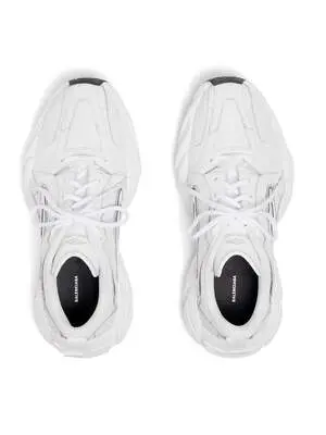 Balenciaga Leather And Suede Sneakers - White