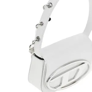 DIESEL® Leather '1dr' Shoulder Bag With Charms