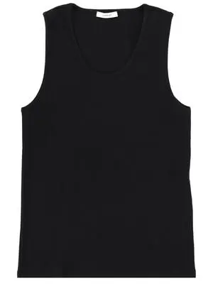 LEMAIRE Cotton Tank Top - Black
