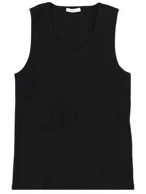 LEMAIRE Cotton Tank Top - Black