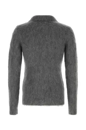 Gucci Grey Mohair Blend Cardigan