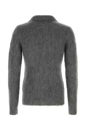Gucci Mohair Blend Cardigan - Gray