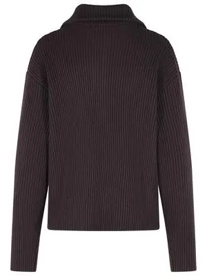 COURREGES Burnt Red' Merino Wool Sweater