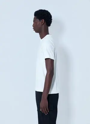 Moncler Set Of Three Logo Motif T-shirts - Gray