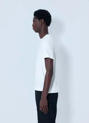 Moncler Set Of Three Logo Motif T-shirts - Gray