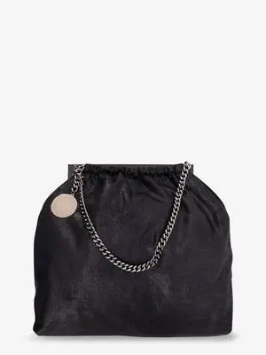 Stella McCartney Falabella Shoulder Bag With Metal Drawstring - Black
