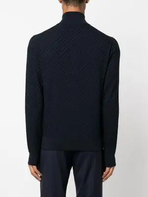 Brioni Zip Up Knitwear - Multicolor