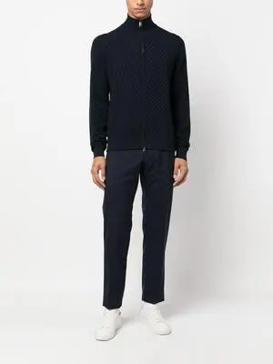 Brioni Zip Up Knitwear - Multicolor