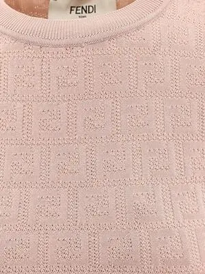 Fendi Ff Cotton And Viscose Dress