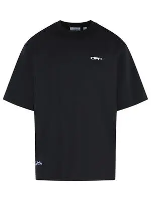 Off-White Archigeography Arrow' Cotton T-shirt - Black