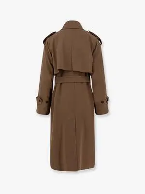 Max Mara Mxmcerto Virgin Wool Trench
