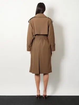 Max Mara Mxmcerto Virgin Wool Trench