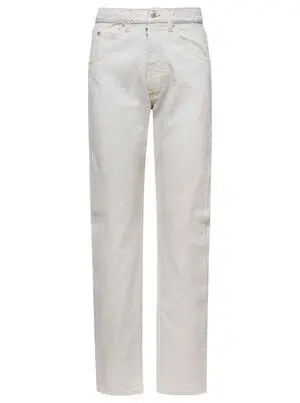 MAISON MARGIELA Cotton Denim Straight Jeans - Multicolor